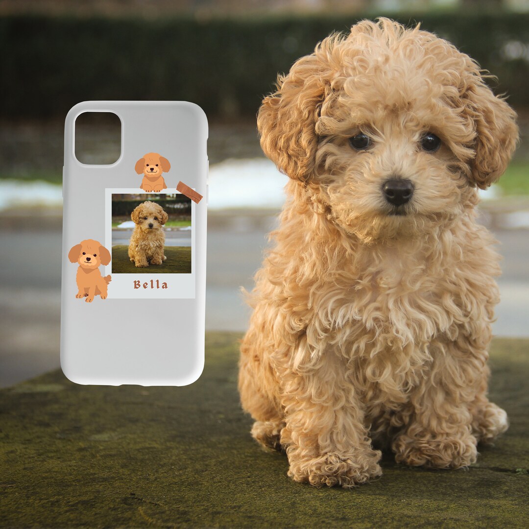 Custom Dog Phone Case Using Pet Photo Name Custom Cat Phone - Etsy