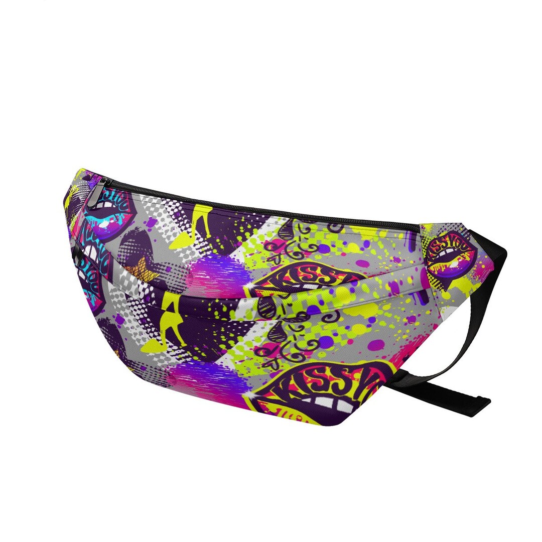 Graffiti Kiss Me Lips, Fanny Pack, Bum Bag, Hip Pouch for Women Men - Etsy