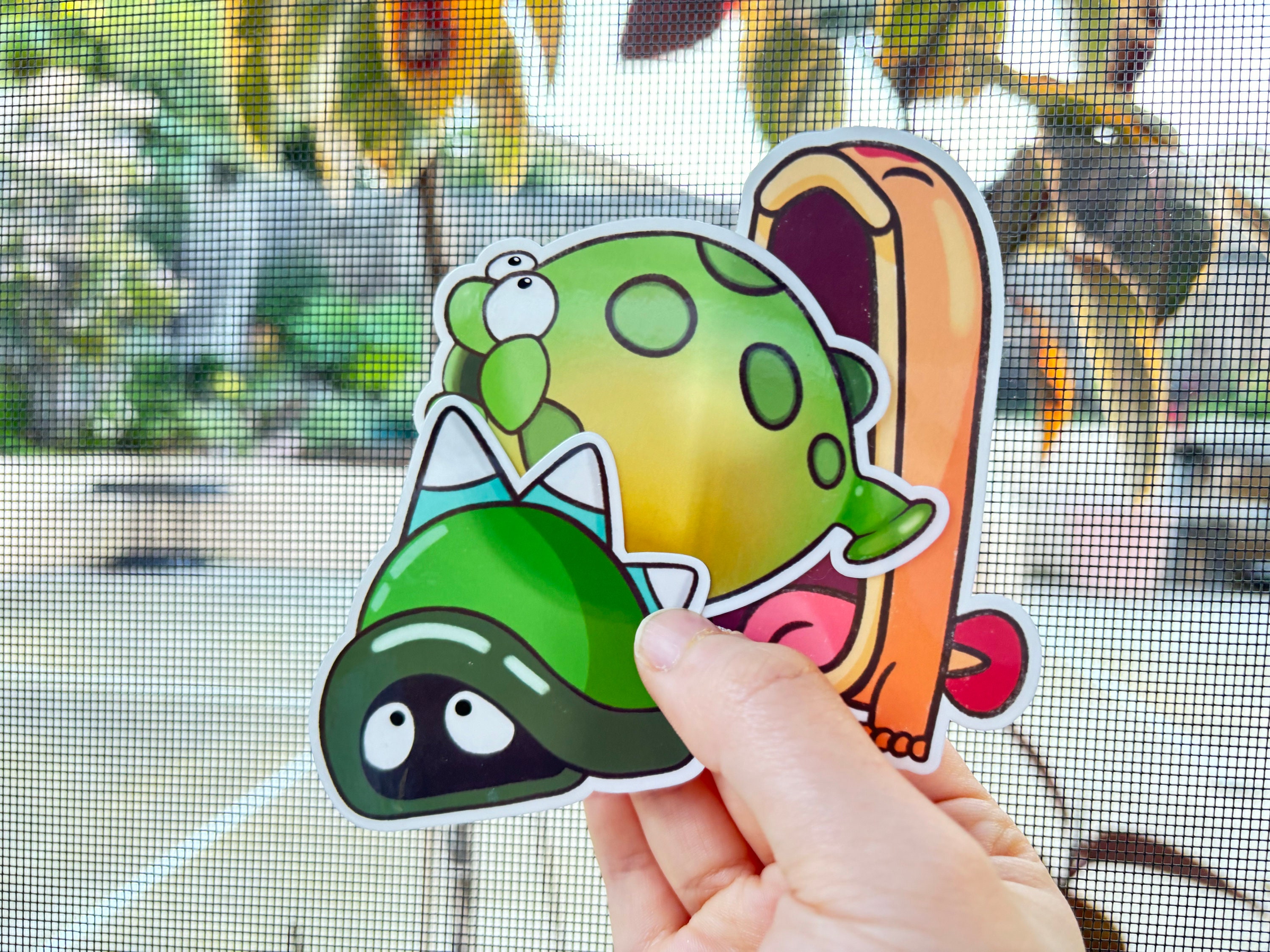 Super Mario Wonder Enemies Sticker Set Maw Maw, Hoppycat, Bloomp ...