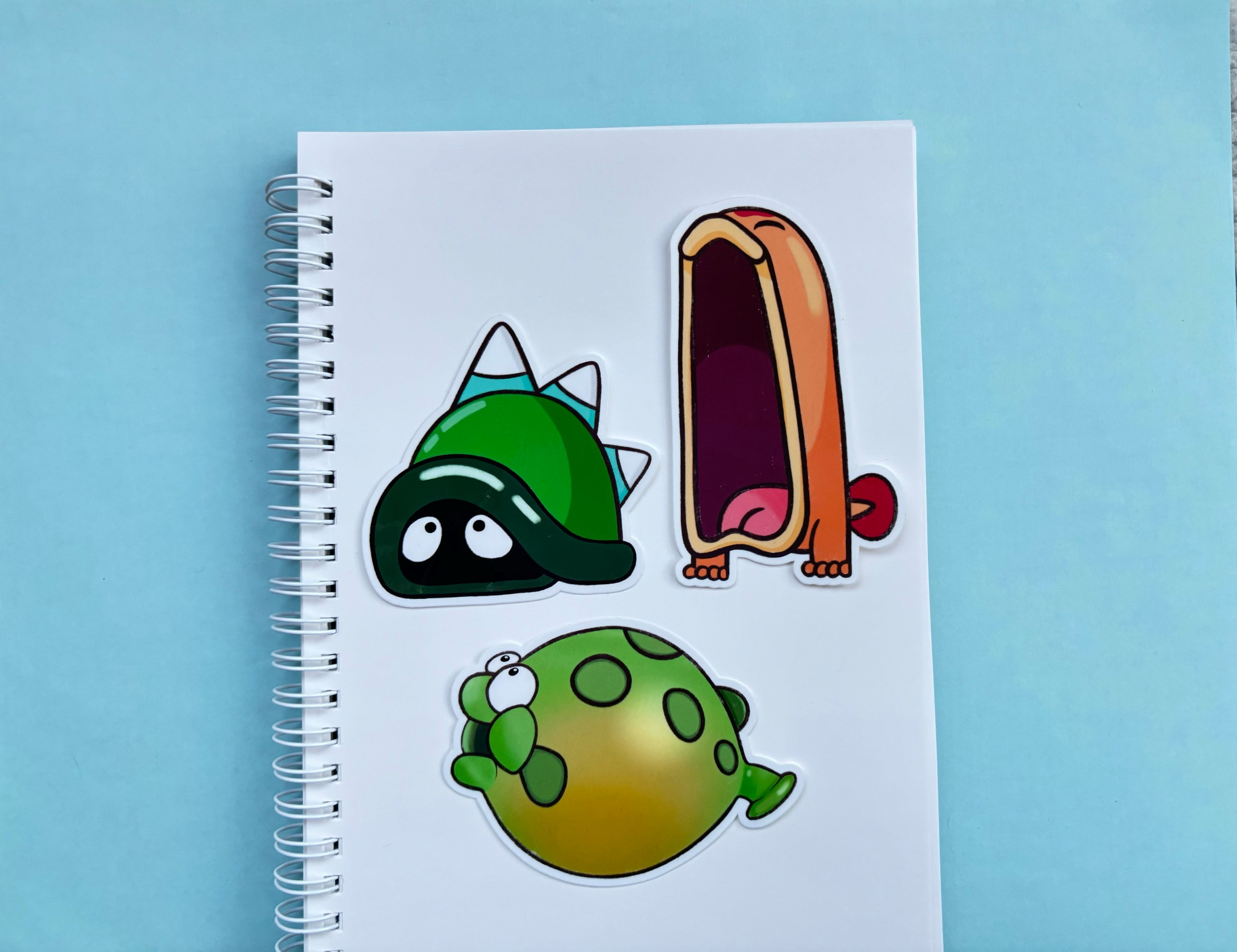 Super Mario Wonder Enemies Sticker Set Maw Maw, Hoppycat, Bloomp ...