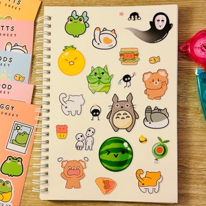 Reusable Sticker Book Cute Sticker Album for Loved and Unused Sticker ...