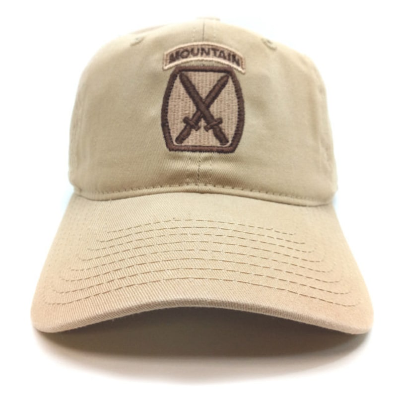 10th Mountain Division DCU Khaki Cap Hat US Army - Etsy
