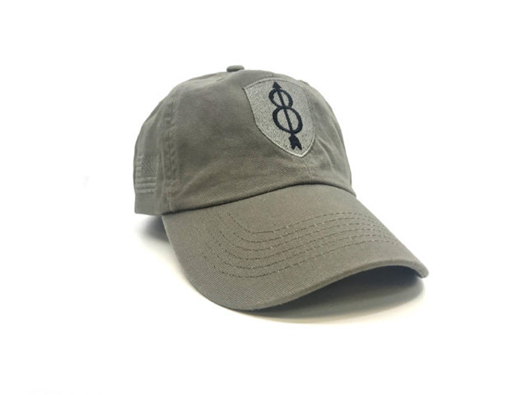 8th Infantry Division OD Green Cap Hat US Army - Etsy