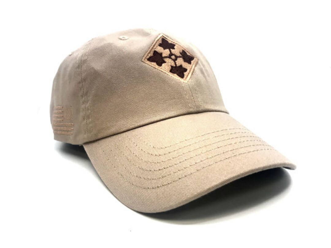 4th Infantry Division DCU Khaki Cap Hat US Army - Etsy