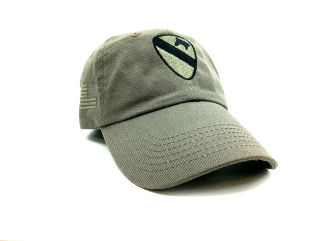 1st Cavalry Division OD Green Cap Hat - Etsy
