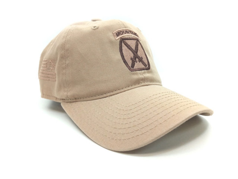 10th Mountain Division DCU Khaki Cap Hat US Army - Etsy