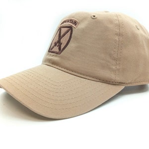 10th Mountain Division DCU Khaki Cap Hat US Army - Etsy