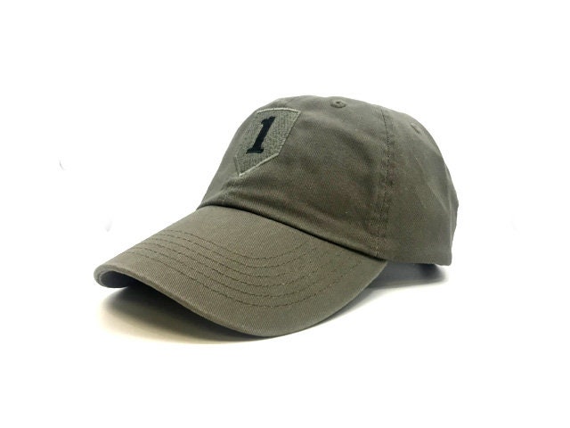 1st Infantry Division OD Green Cap Hat US Army - Etsy