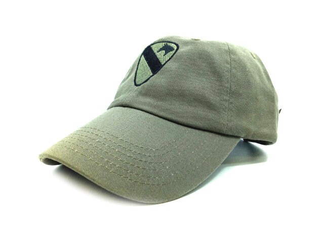 1st Cavalry Division OD Green Cap Hat - Etsy