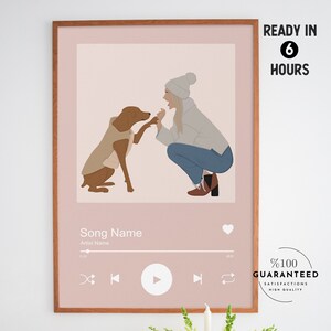 Custom Spotify Album Cover Poster, Wedding Song Lyrics, Digital ...