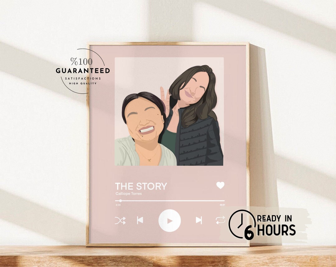 Custom Spotify Album Cover Poster, Wedding Song Lyrics, Digital ...