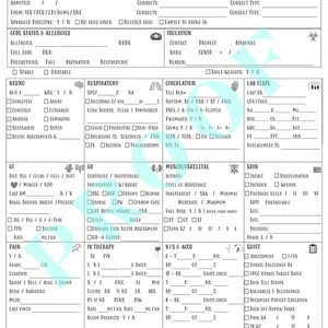 Medsurg/tele Report Sheet, SBAR, Medsurg, Telemetry, RN Report Sheet ...