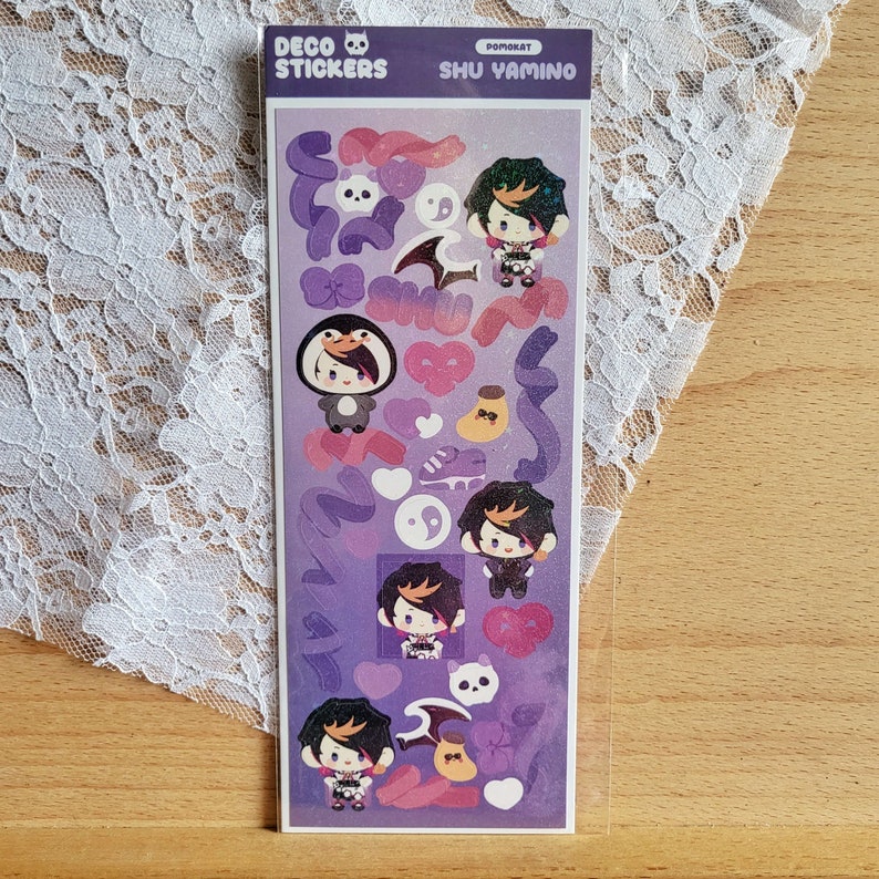 Nijisanji EN Luxiem Characters Deco Sticker Sheet - Etsy