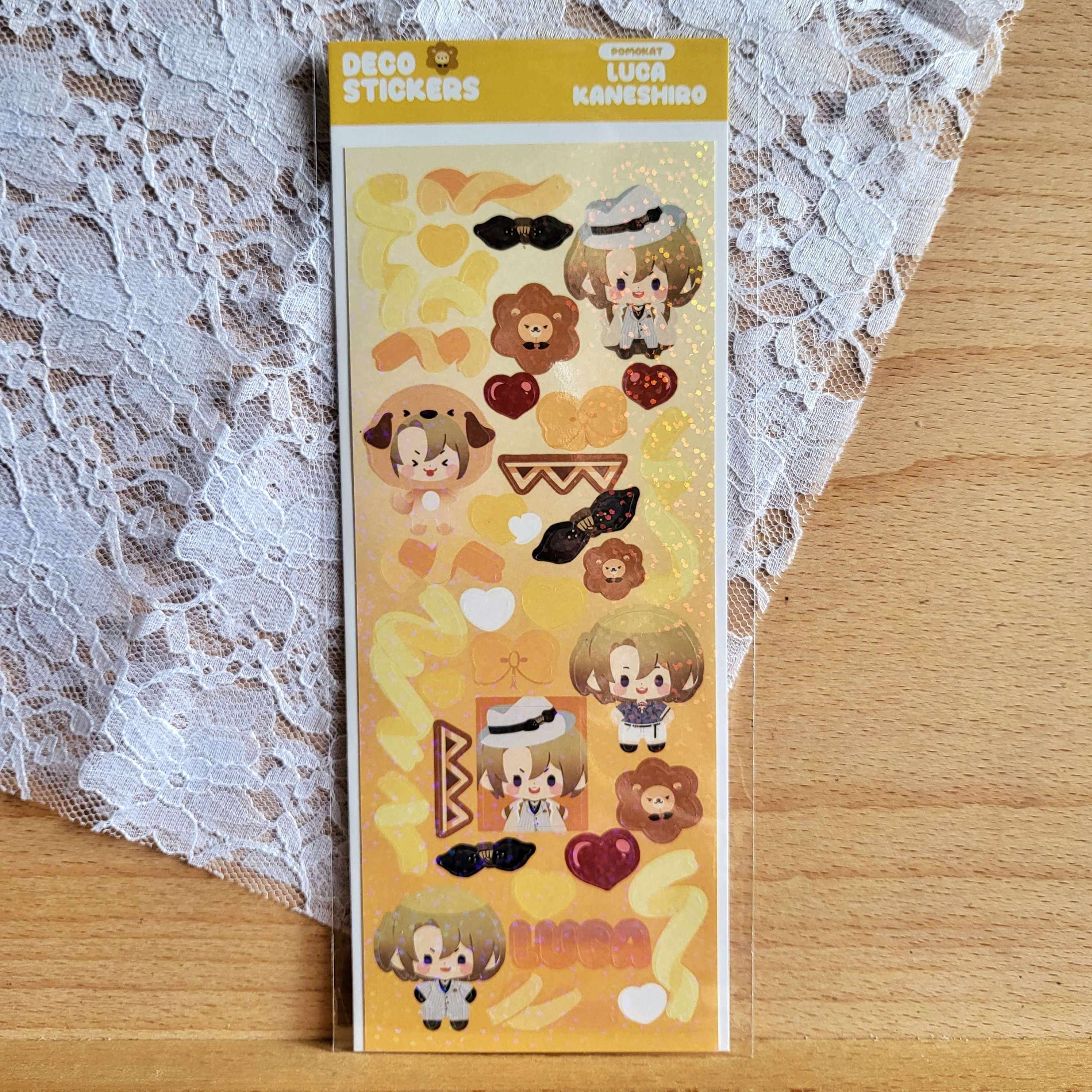 Nijisanji EN Luxiem Characters Deco Sticker Sheet - Etsy