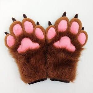 PDF Pattern Download Fursuit 4 Finger Puffy Handpaws, Furry Paws ...