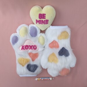 PDF Pattern Download Fursuit 4 Finger Puffy Handpaws, Furry Paws ...