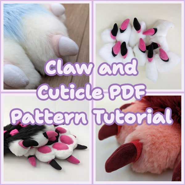 PDF Pattern Download Fursuit 4 Finger Puffy Handpaws, Furry Paws Pattern, Paws Tutorial - Etsy ...