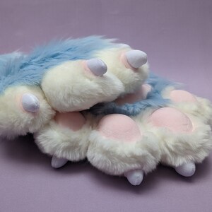 PDF Pattern Download Fursuit 4 Finger Puffy Handpaws, Furry Paws ...