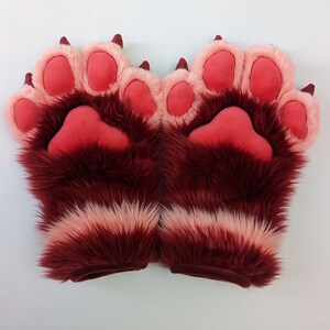 PDF Pattern Download Fursuit 4 Finger Puffy Handpaws, Furry Paws ...