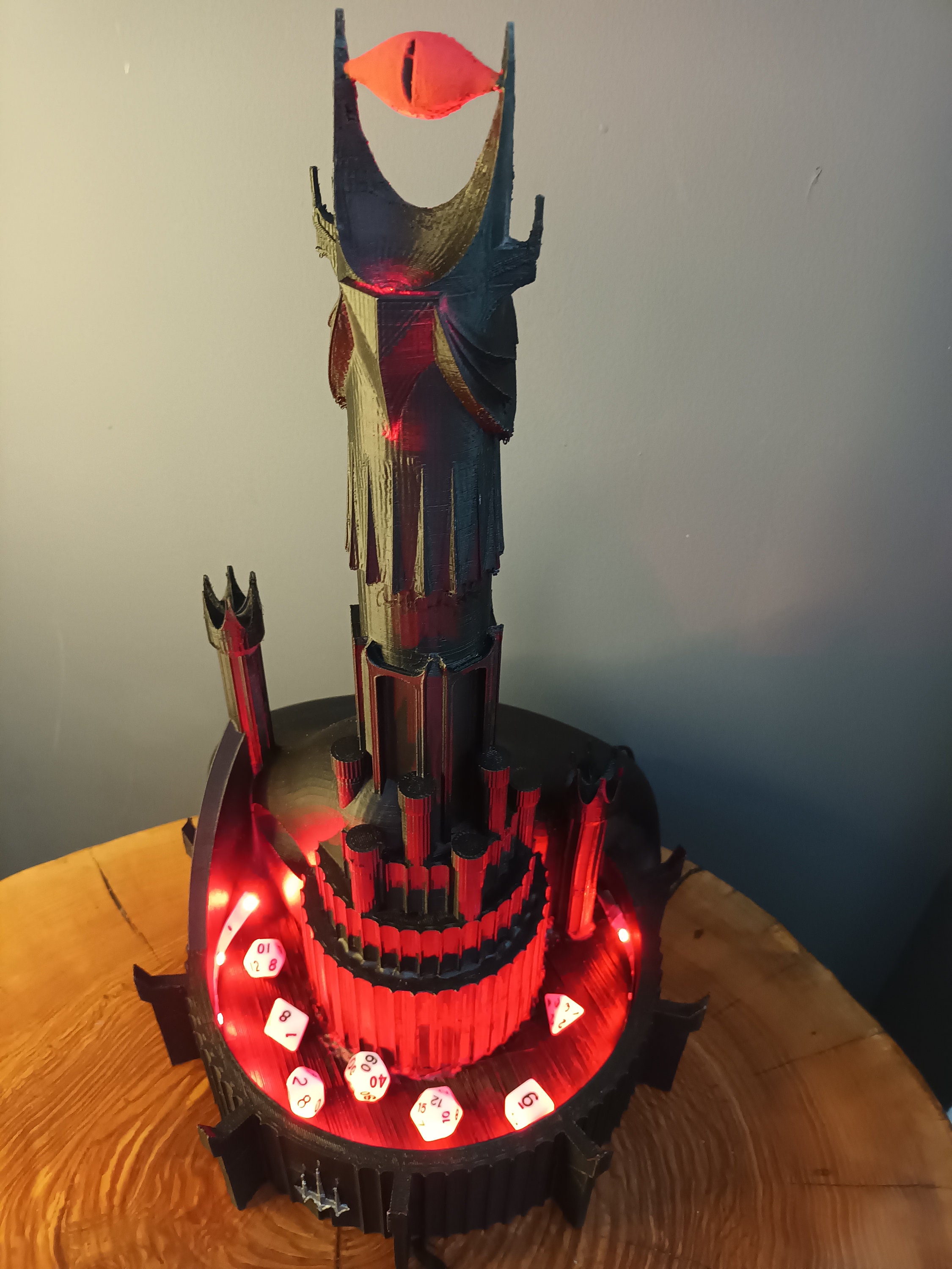 Barad Dur Sauron DICE TOWER LED - Etsy