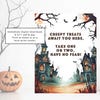 Instant Download Halloween Candy Sign Take One or Two Printable Trick ...