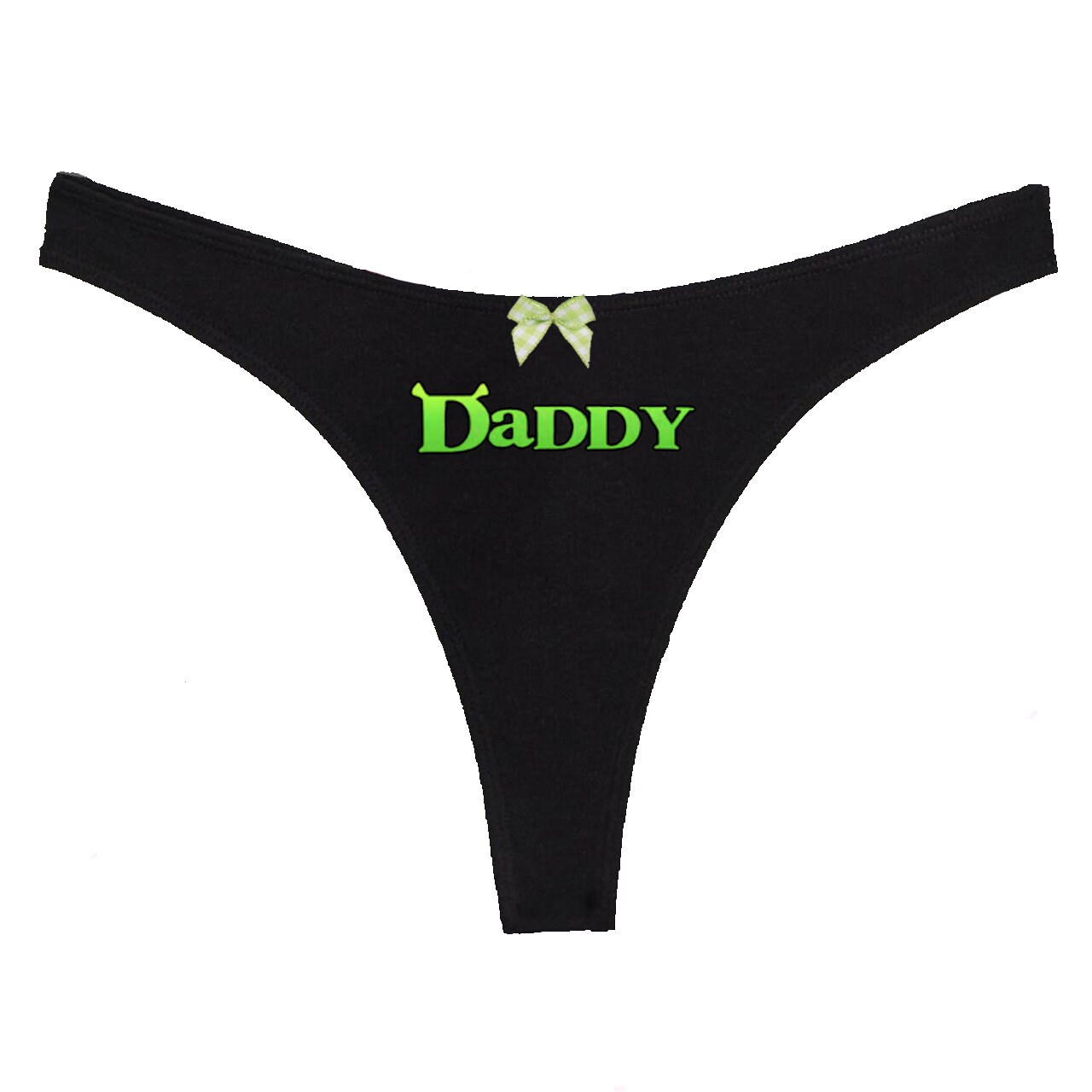 Shrek Daddy Thong Y2k Funny Trendy Graphic Underwear Etsy