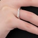 Coordinates Ring, Name Ring, Location Ring, Mother Day Gift, Delicate ...