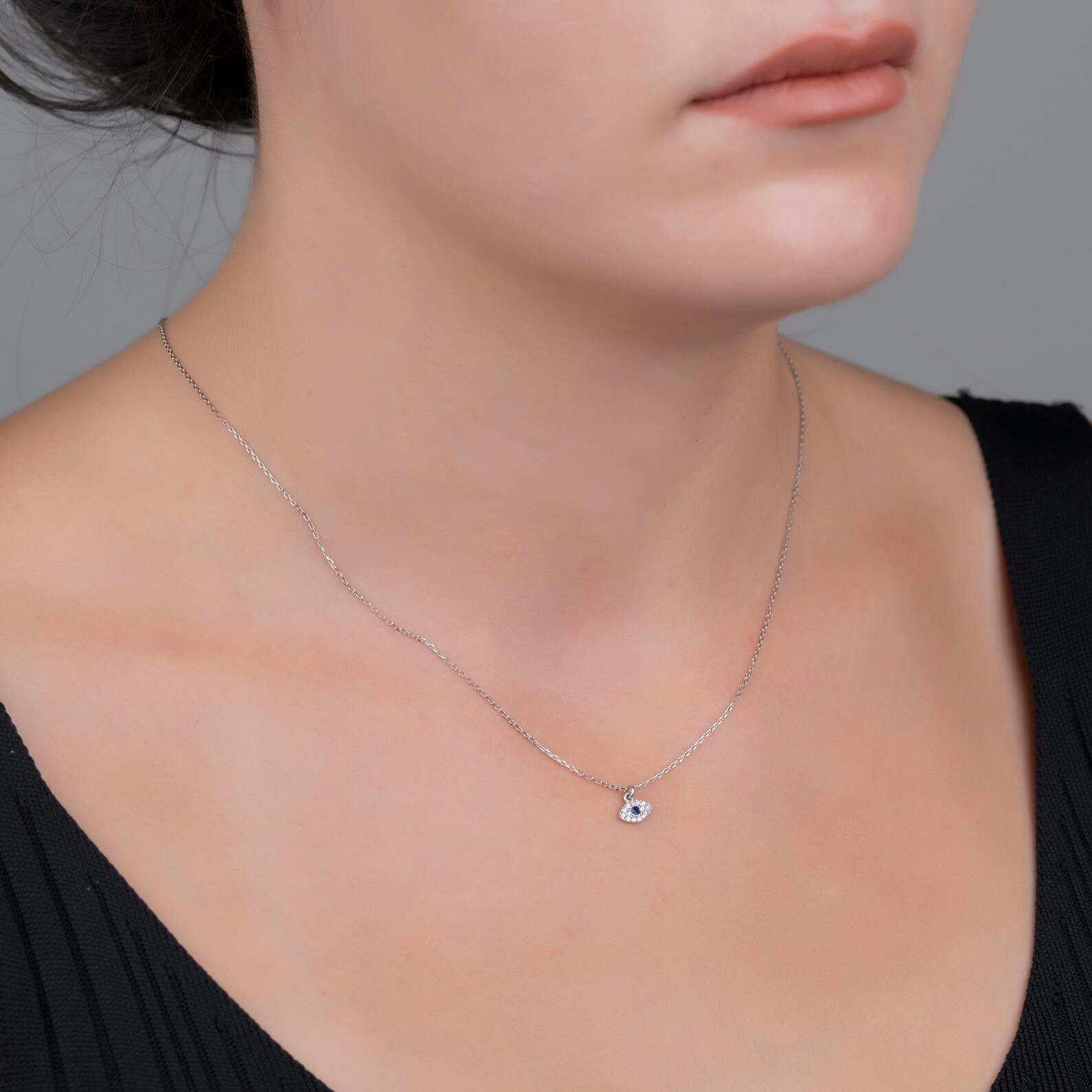 Evil Eye Ward Necklace, Guardian Eye Jewelry, Christmas Gift, Gift for ...