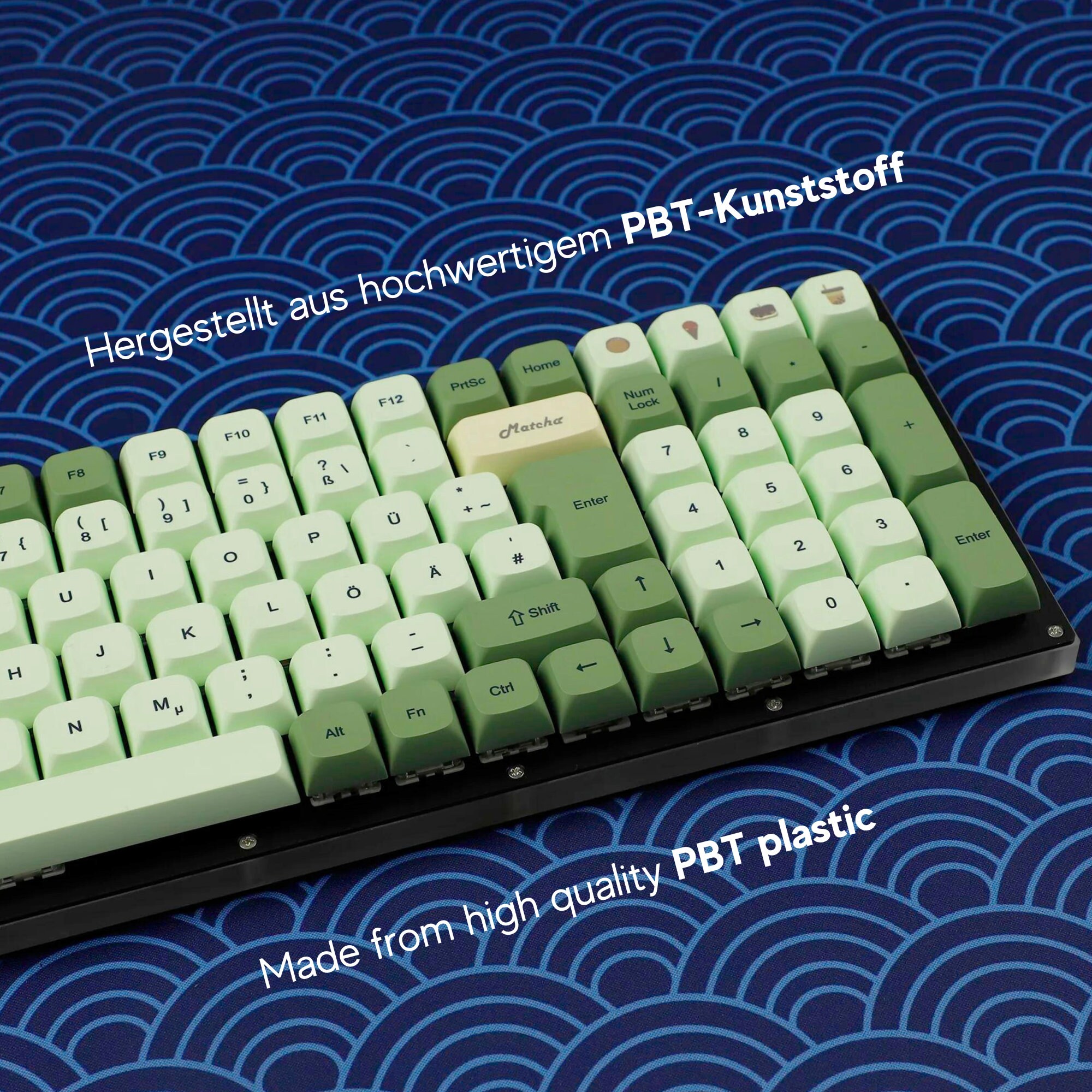 German Keycaps ISO De Key Caps Set Ger Nordic ANSI - Etsy