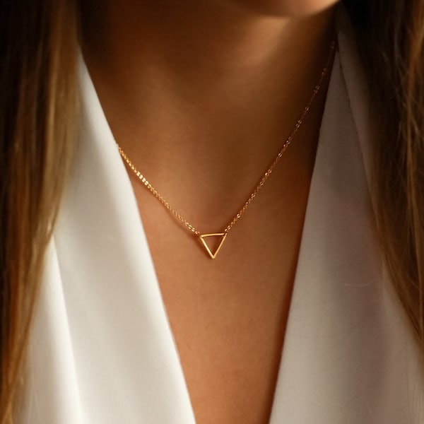 Triangles Necklace - Etsy