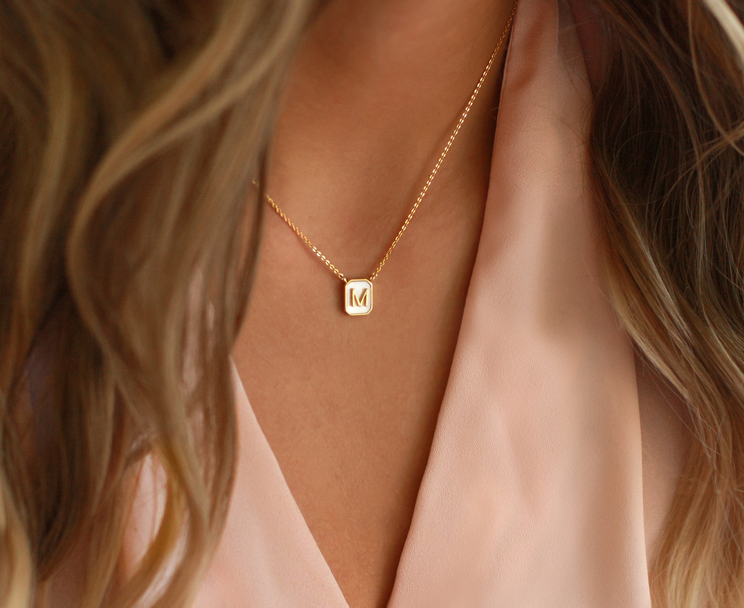 Rachel zoe initial necklace store