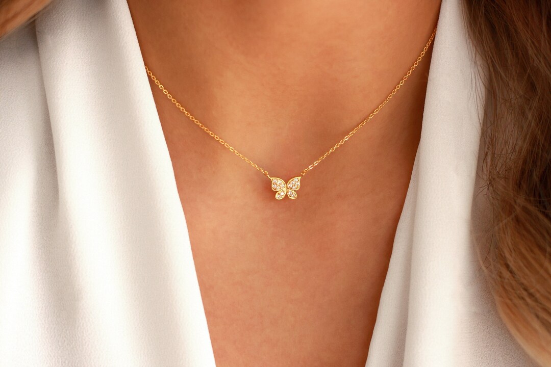 Butterfly necklace retail shop ramona fabulous singer