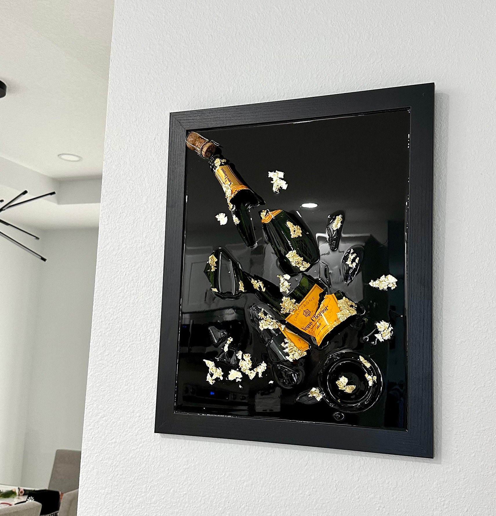 Veuve Clicquot Champagne Wall Art - Etsy