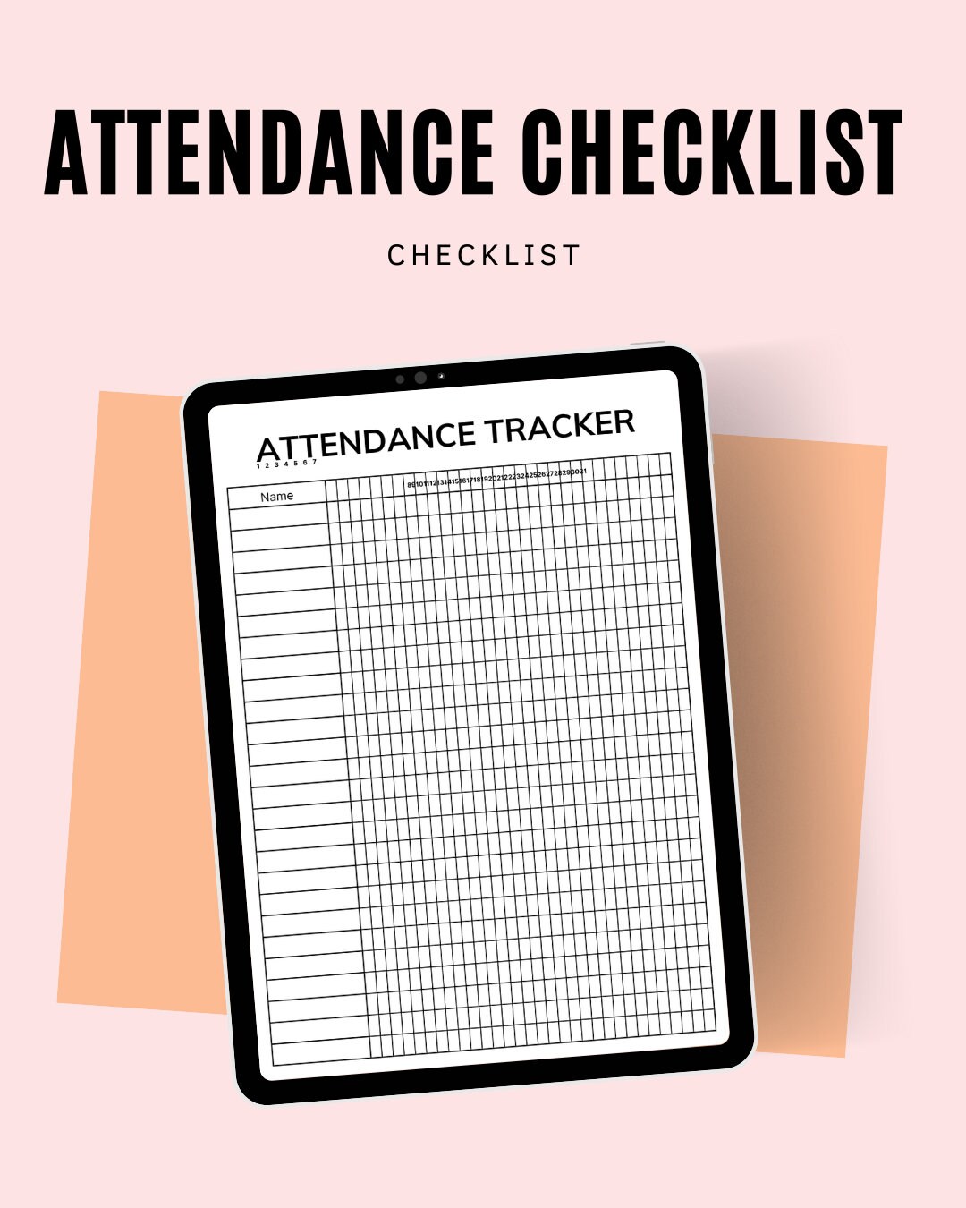 Attendance List, Attendance Sheet, Attendance Cleaning Attendance List ...