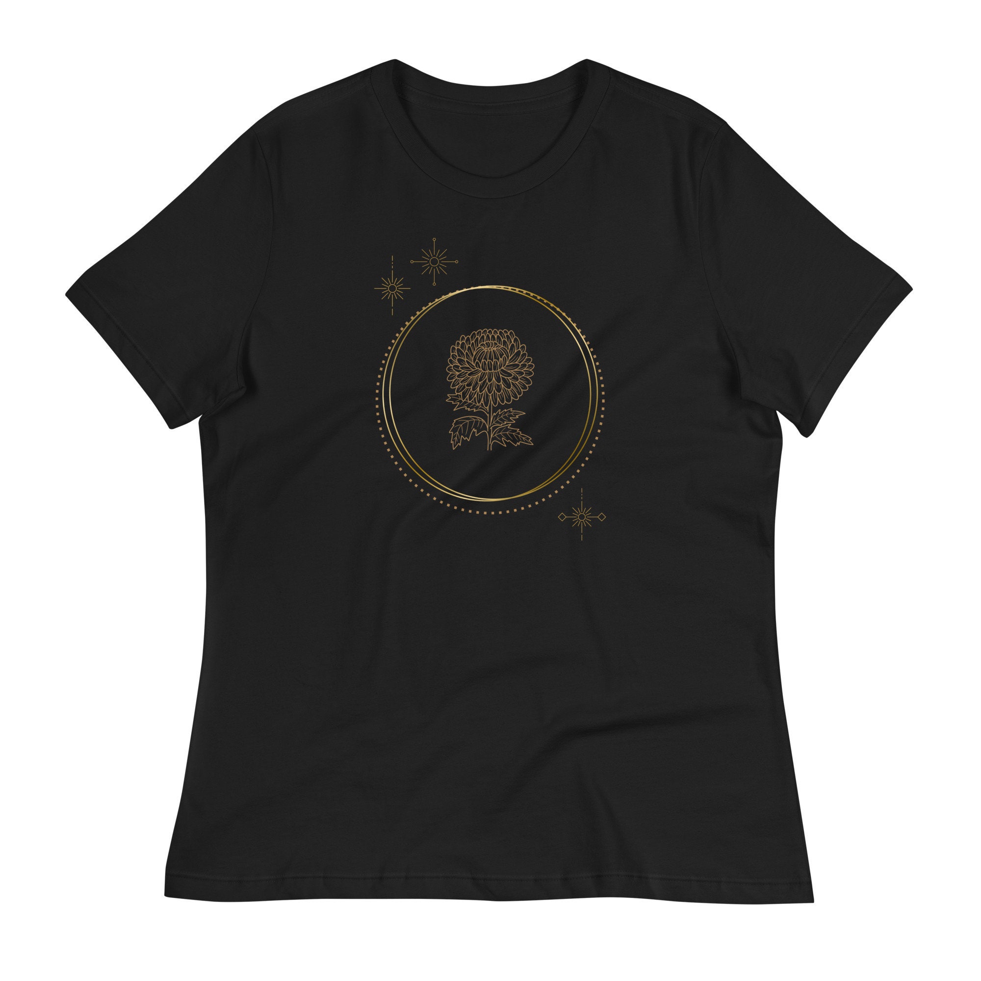 November Birth Month Flower (chrysanthemum) Women's Relaxed T-shirt - Etsy