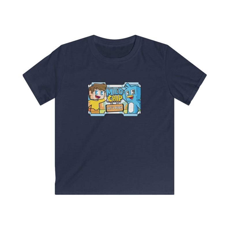 Milo and Chip Youtubers Kids Tee | Cartoon Youtuber Graphic - Etsy