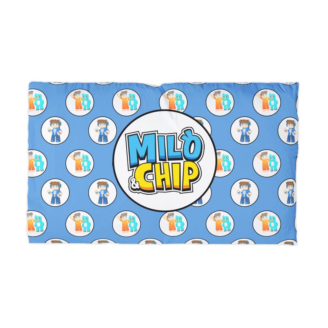 Milo and Chip Youtuber Characters Microfiber Pillowcase - Etsy
