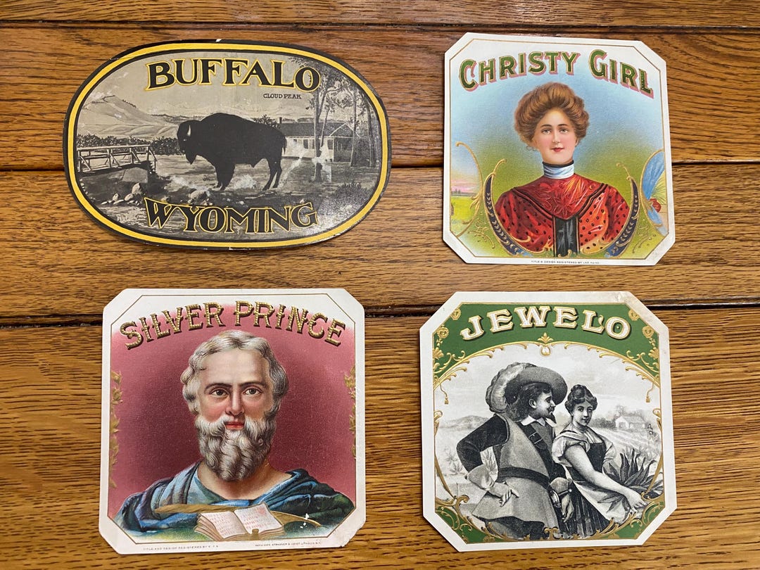 Vintage Cigar Advertising Labels, 1920’s - Etsy