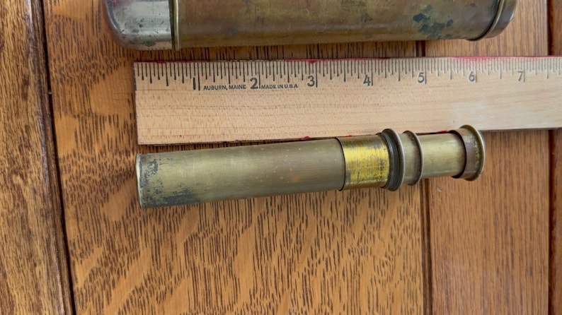 1860-1865 Civil War Spy Scope, Slider Telescope, Brass as is Condition ...