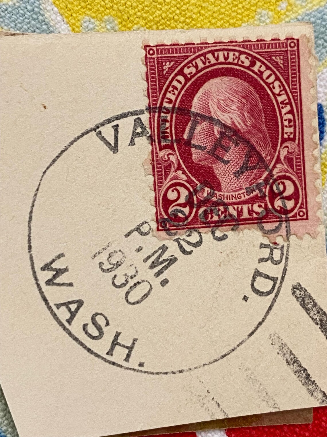 Red 2 Cent 1930 George Washington Postage Stamp Used - Etsy