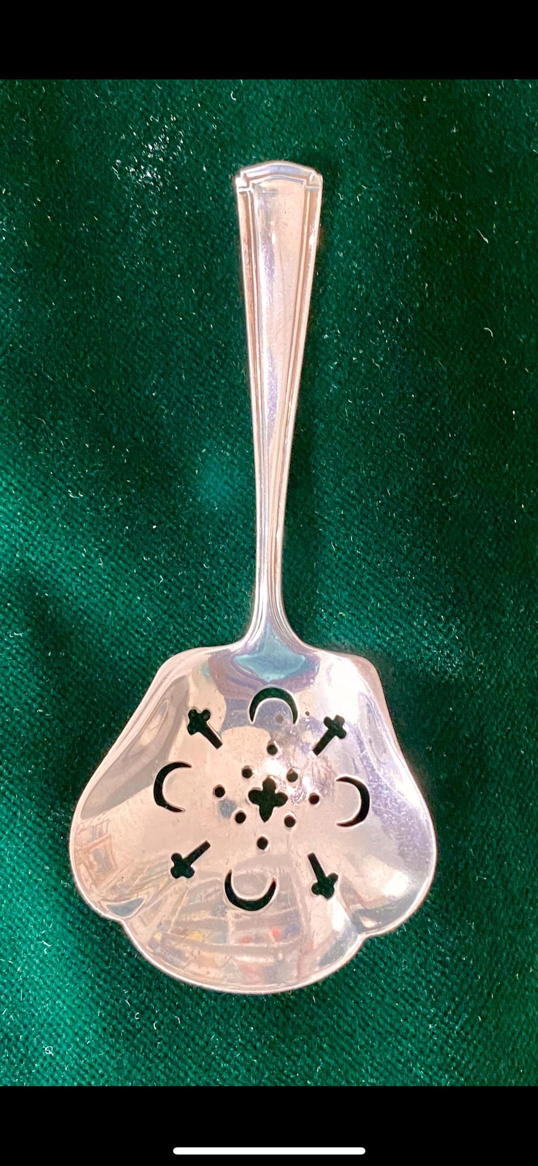 Sterling Silver Bon Bon or Oyster Spoon - Etsy