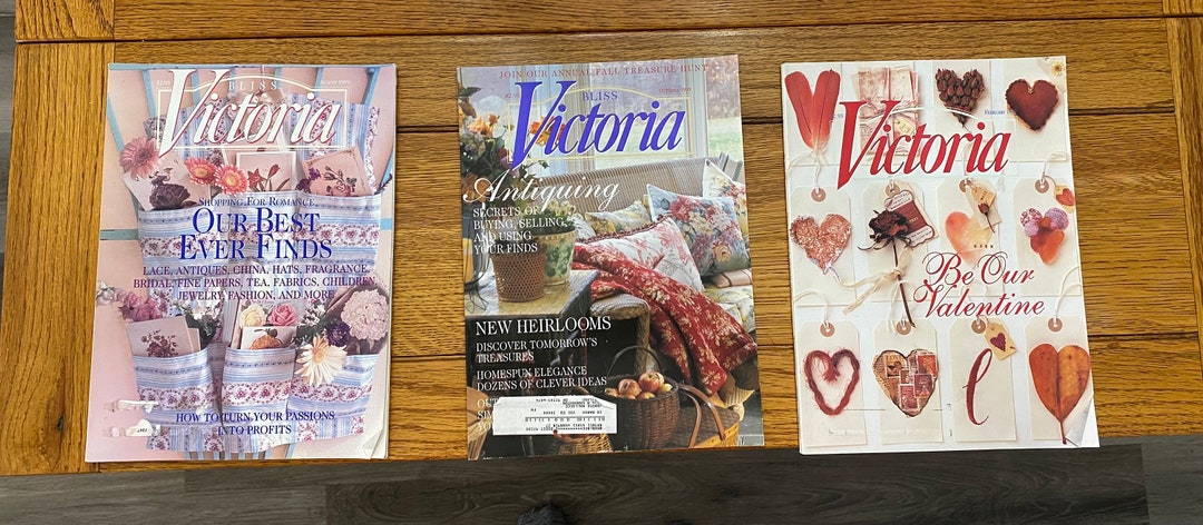 Magazine, “victoria” 1999 Lot of 3 - Etsy