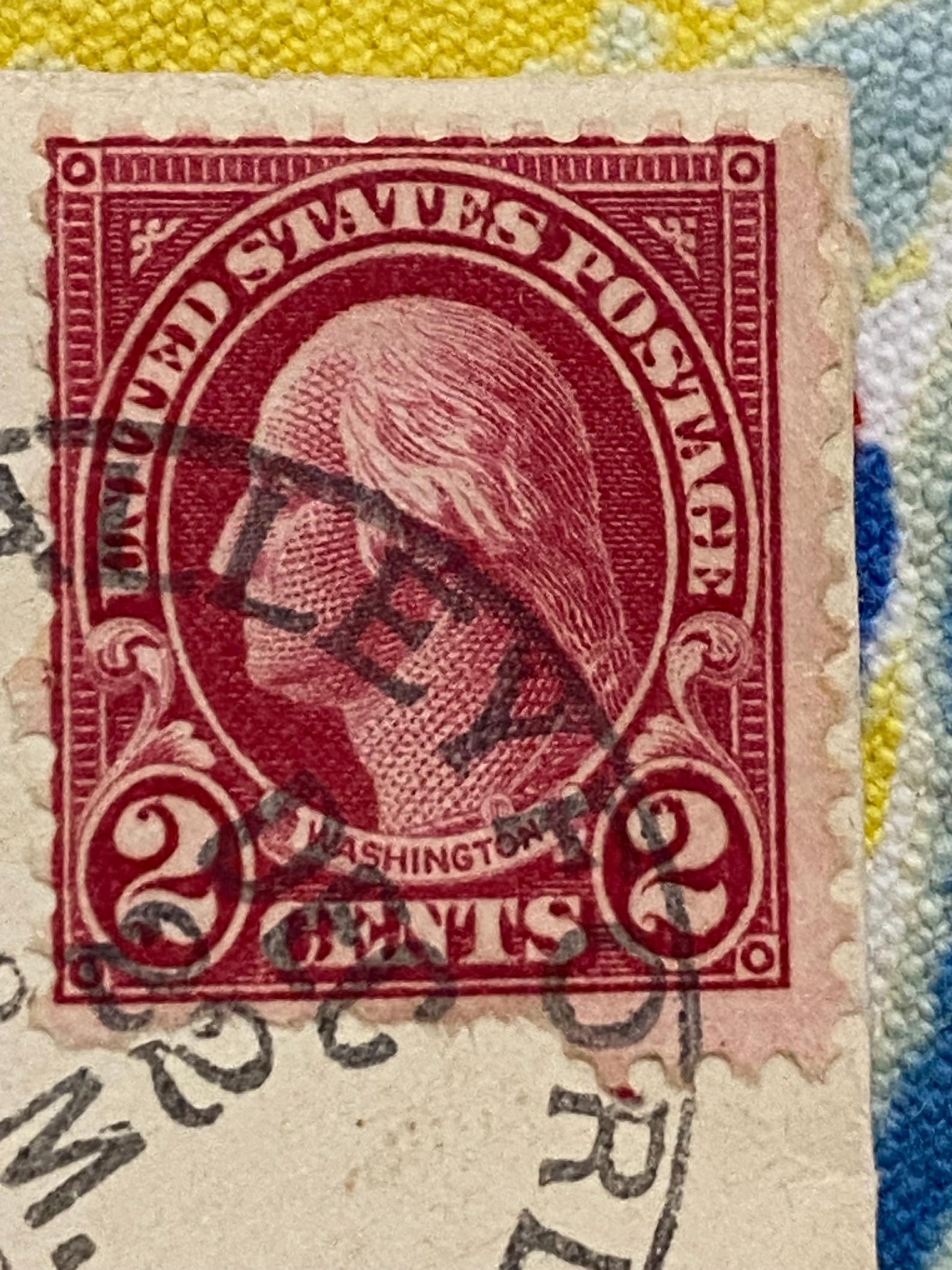 Red 2 Cent 1930 George Washington Postage Stamp Used - Etsy