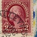 Red 2 Cent 1930 George Washington Postage Stamp Used - Etsy