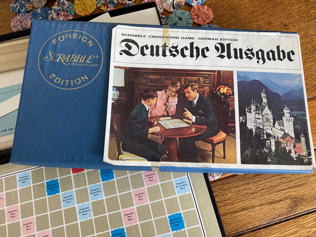 German Scrabble Board Game, 1968 - Etsy