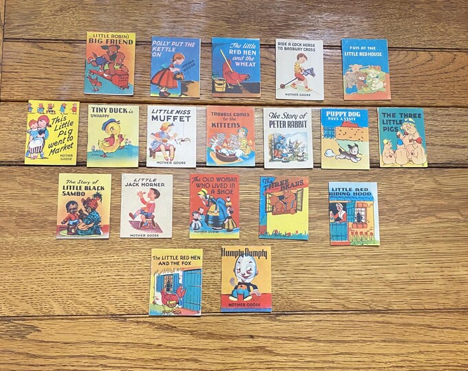 1940’s Mini Nursery Rhymes , 19 Booklets for Children - Etsy