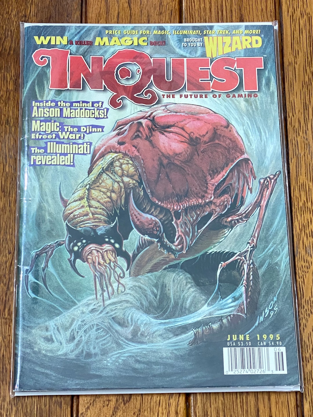 Magazine, 1995 Inquest Gaming Magazine. Interesting Articles. - Etsy