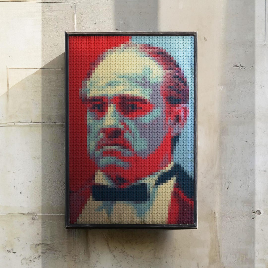 Godfather Pixel Art Wall Decor, Digital Download, Modern Art Print ...
