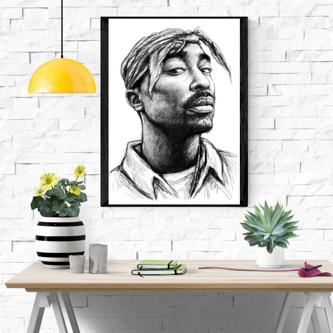 Tupac Wall Poster - Etsy