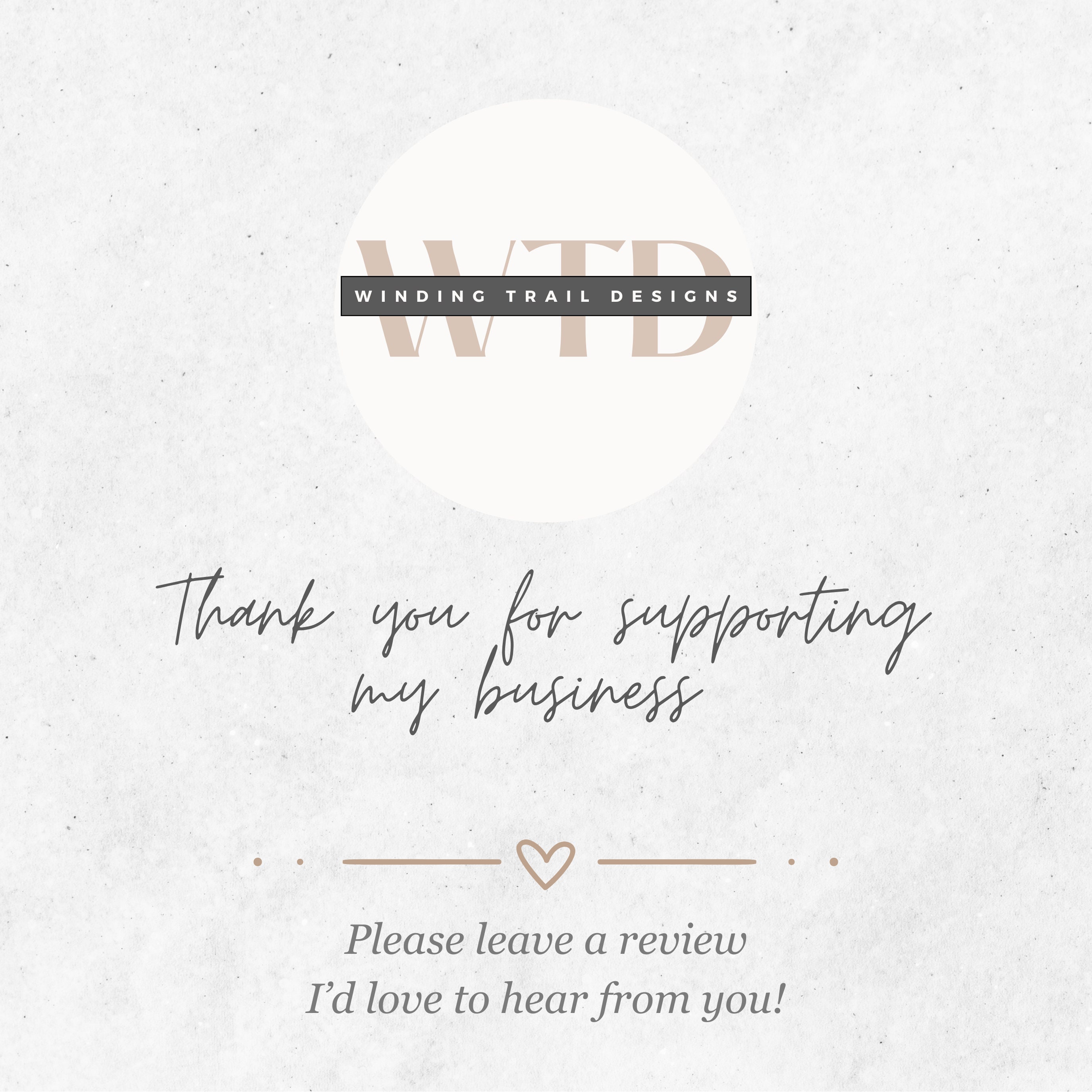 Boho Floral Thank You Card, Boho Thank You Note, Neutral Pampas Grass ...